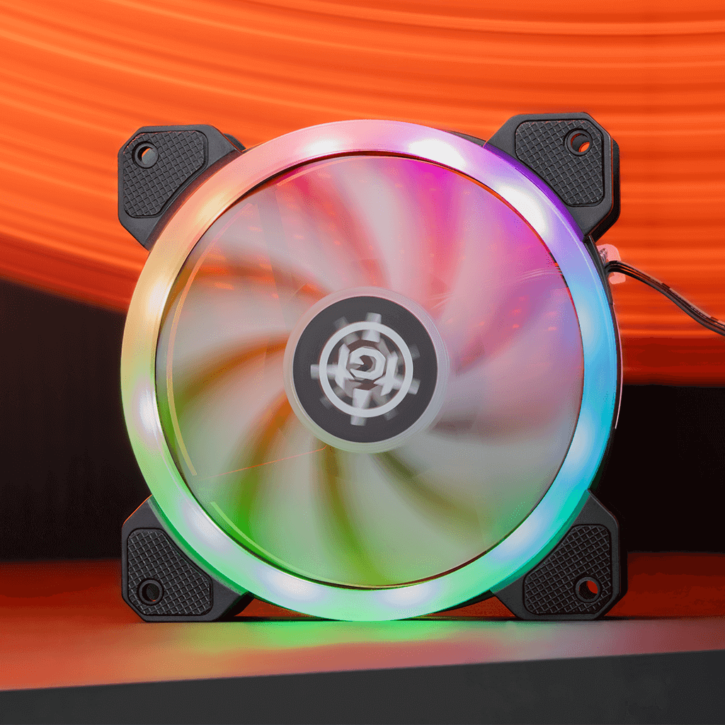 Ventoinha TGT Hawker, 120mm, Led Rainbow, TGT-HWK-RNW01 - TGT Gaming