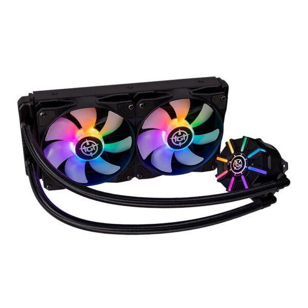 Water Cooler TGT Spartel 240, Rainbow, 240mm, TGT-SPL240-BL01 - TGT Gaming
