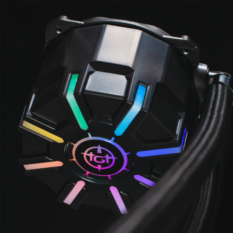 Water Cooler TGT Spartel 240, Rainbow, 240mm, TGT-SPL240-BL01 - TGT Gaming