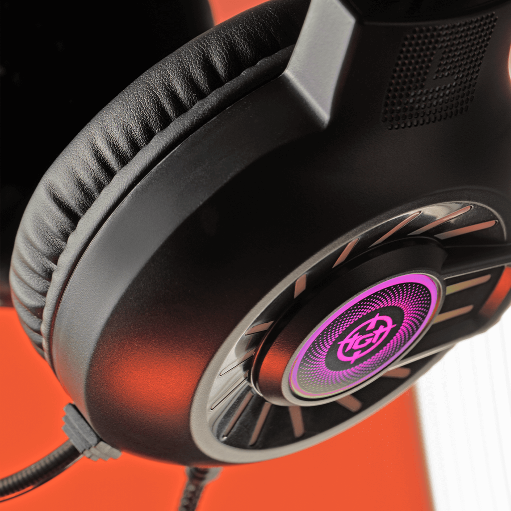 Headset Gamer TGT Supernova V3, Rainbow, Stereo, Drivers 50mm, Preto ...