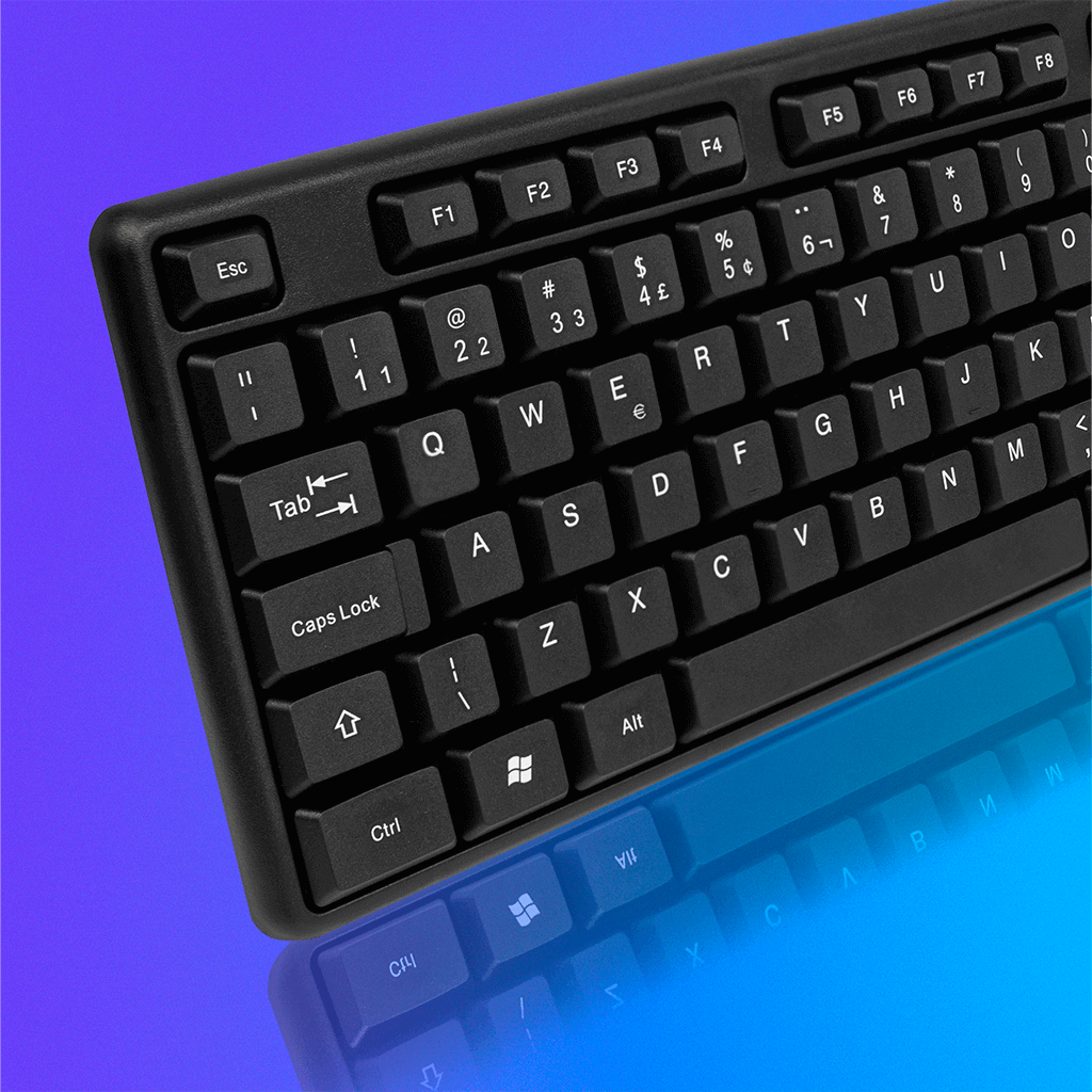 Teclado Office TGT MG3, Membrana, ABNT, Preto, TGT-MG3-BK01 - TGT Gaming